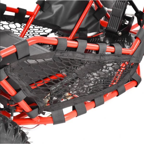 Crosskart / Mini-UTV for barn - 500W - rød + Lås kjede - 44195 ...